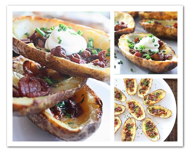 Potato Skins Recipe - Crispy & Loaded! | The Wicked Noodle