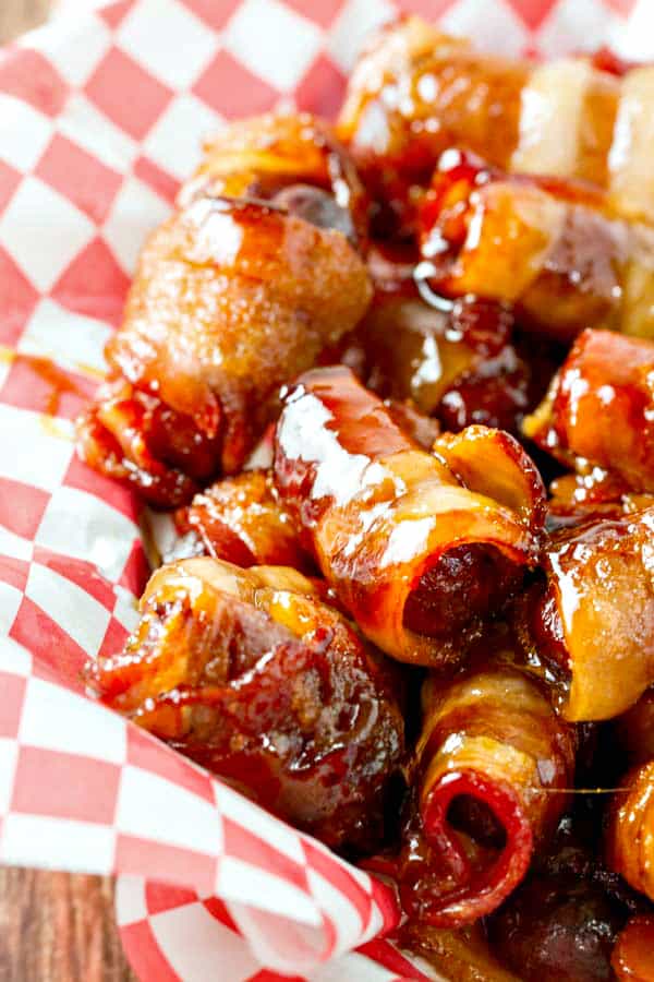 Bacon Wrapped Smokies • The Wicked Noodle