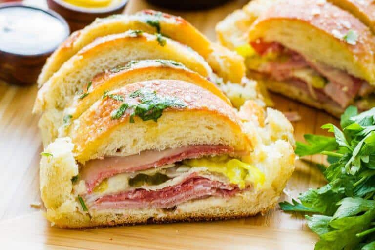 Garlic Bread Sandwich Loaf Recipe The Wicked Noodle Garlic Bread Sandwich Loaf Recipe The Wicked Noodle