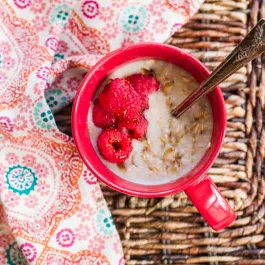 Single Serving Instant Pot Oatmeal • The Wicked Noodle