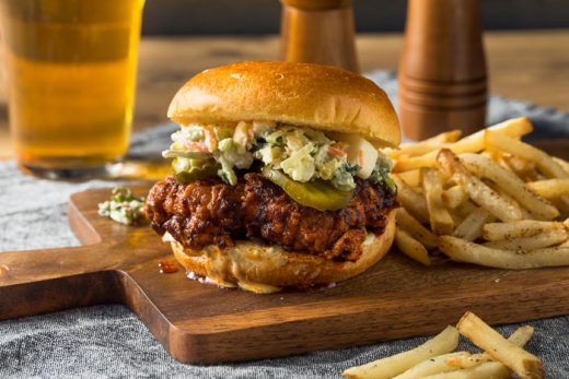 Nashville Hot Chicken Sandwich • The Wicked Noodle