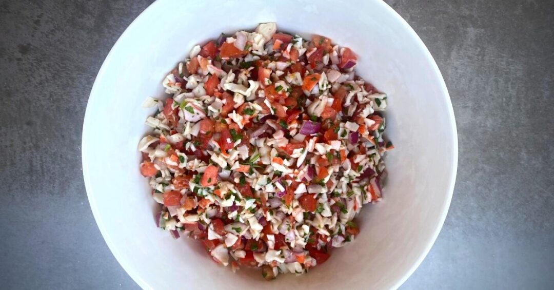 Imitation Crab Ceviche Recipe • The Wicked Noodle