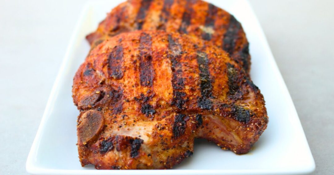 Smoked Pork Chops • The Wicked Noodle