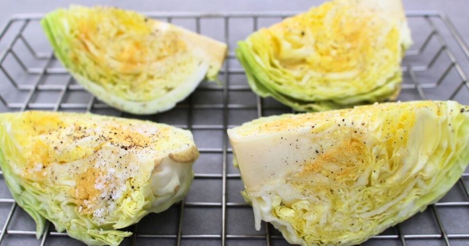 Smoked Cabbage With Chili Lime Butter • The Wicked Noodle