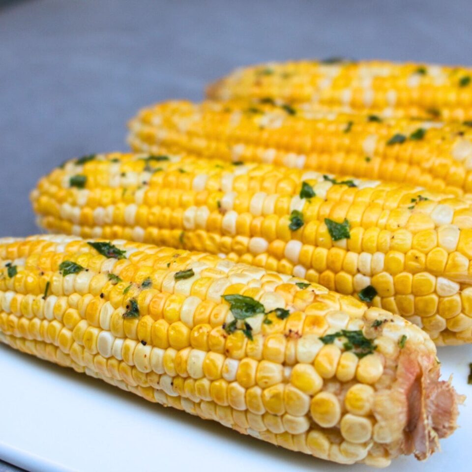 Smoked Corn On The Cob • The Wicked Noodle