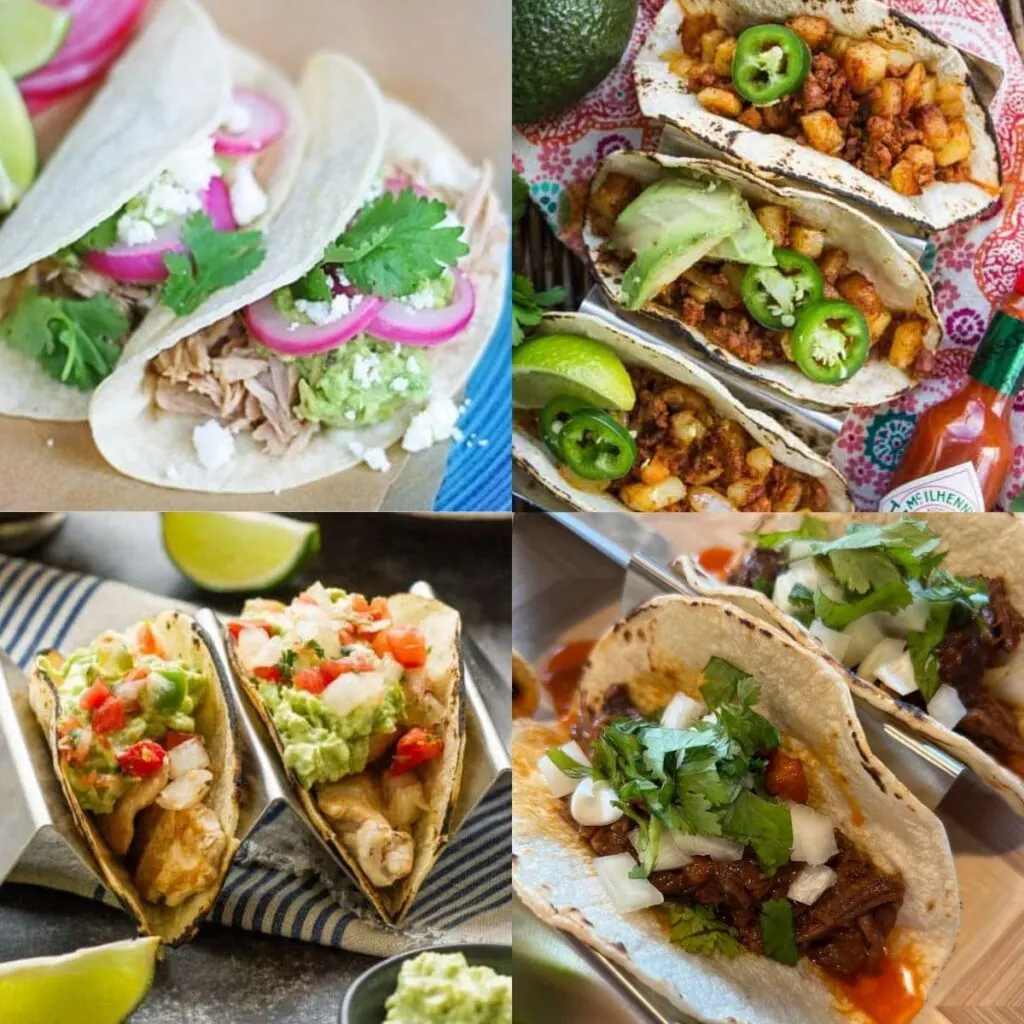 All Tacos Toppings List