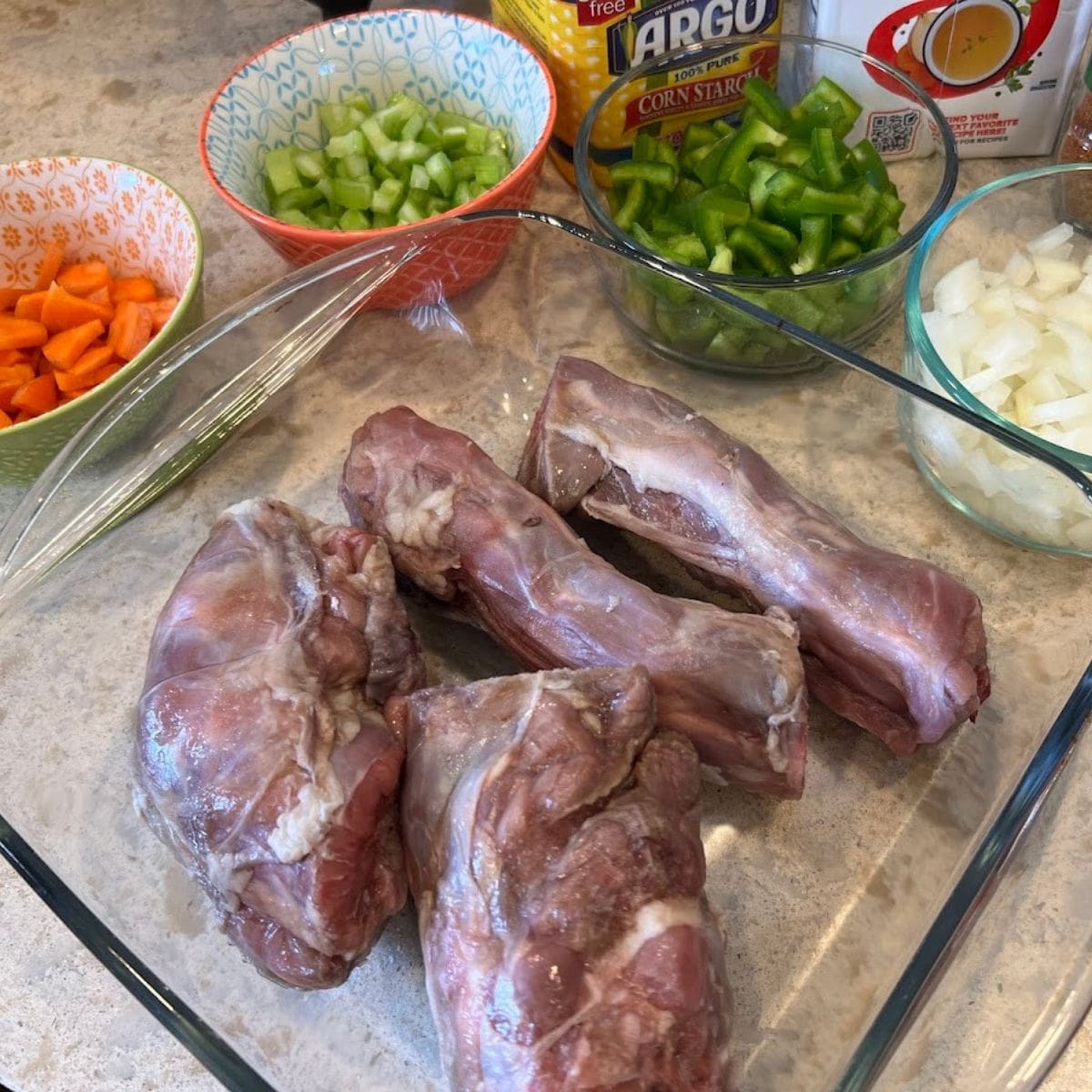 Stewed Turkey Necks • The Wicked Noodle