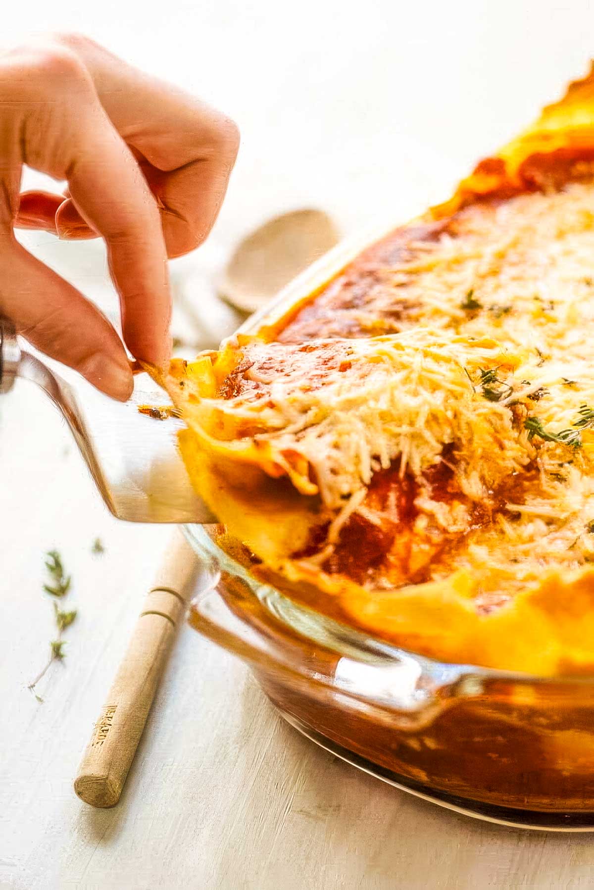 Baked Lemon Ricotta Pasta With Italian Sausage